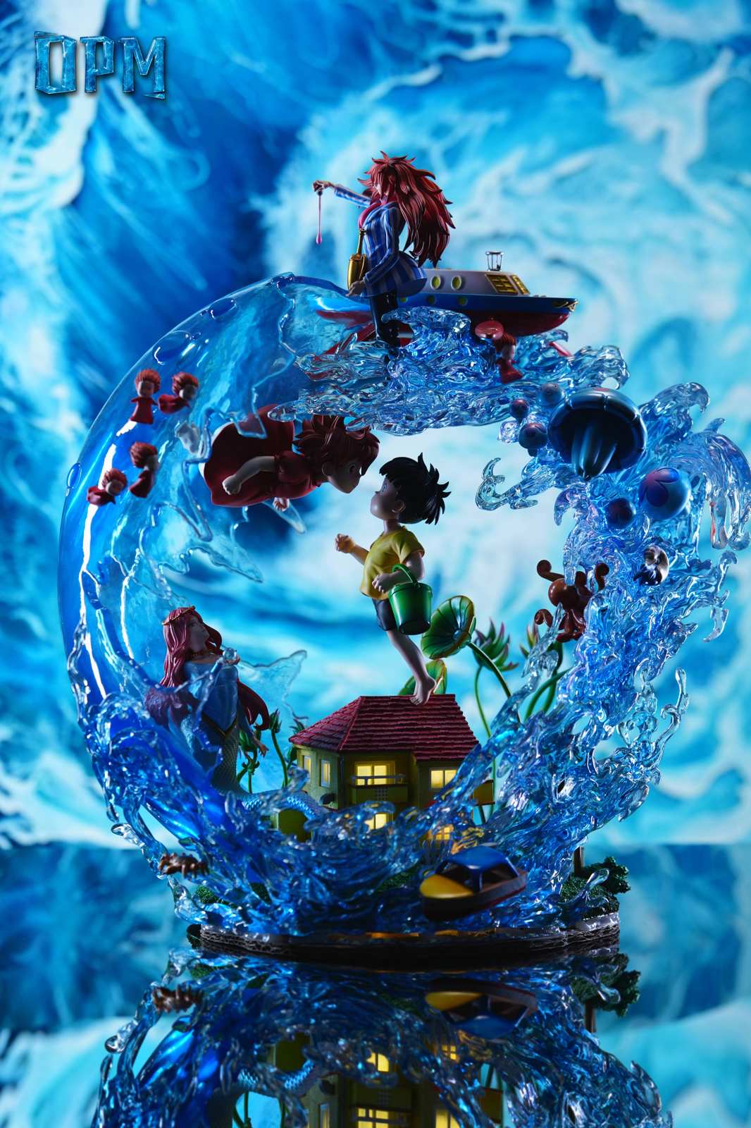 CP002 Ponyo with LED - Ponyo Resin Statue - OPM-Studio [Pre-Order] - GKHUBS
