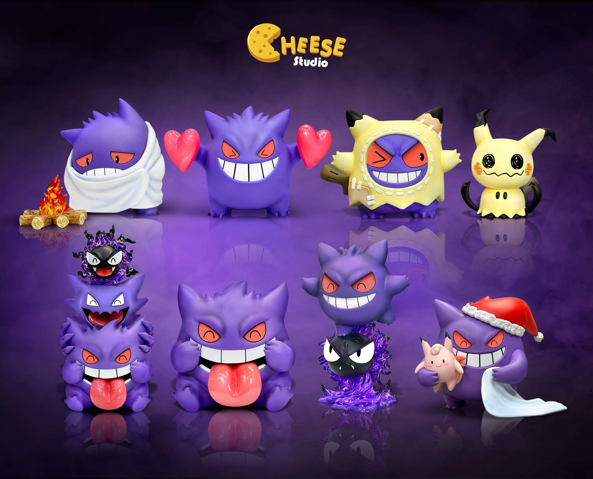 Gengar - Pokemon Resin Statue - CHEESE Studio [Pre-Order] - GKHUBS
