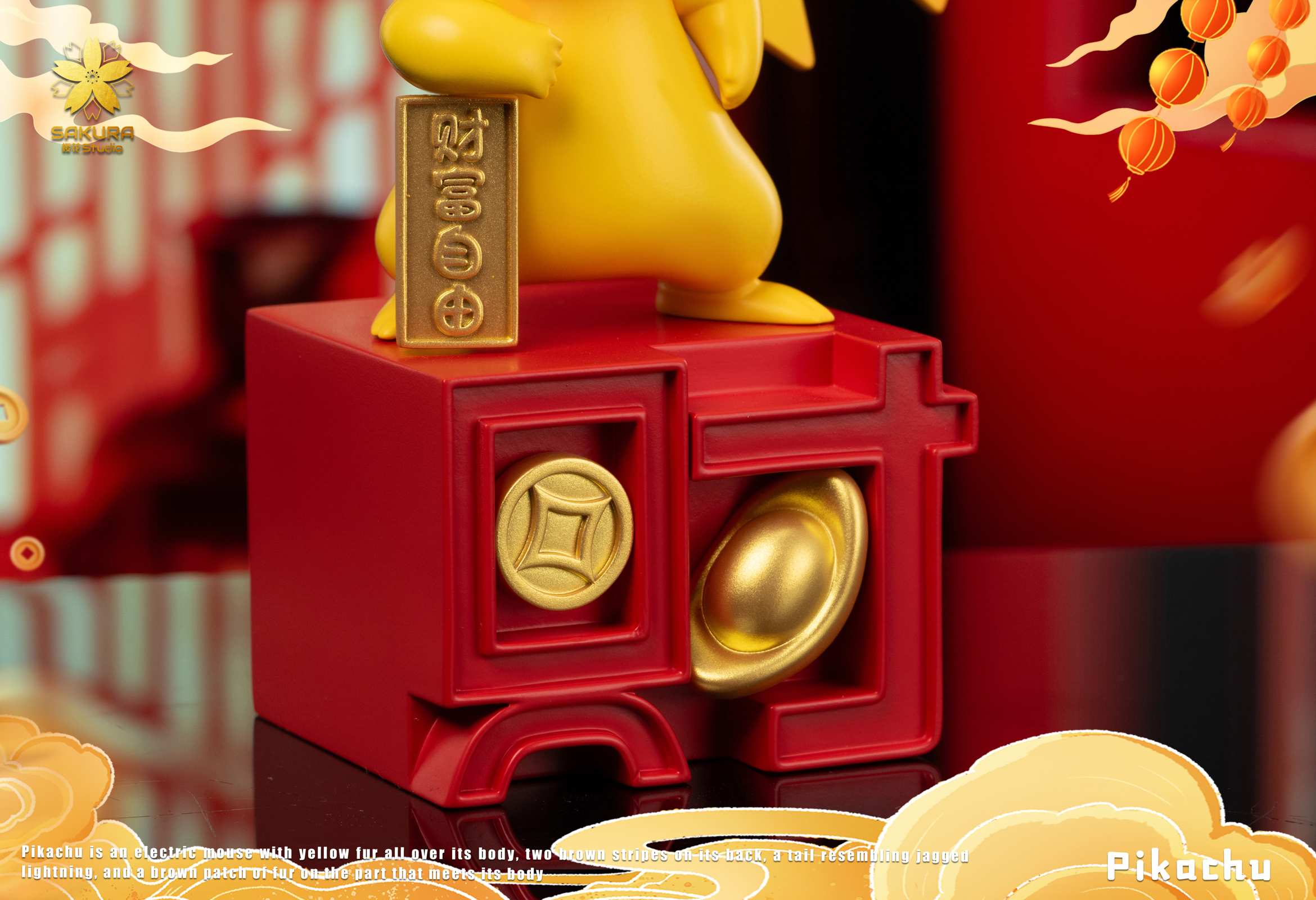 Lucky Pikachu - Pokemon Resin Statue - YingHua Studio [Pre-Order] - GKHUBS