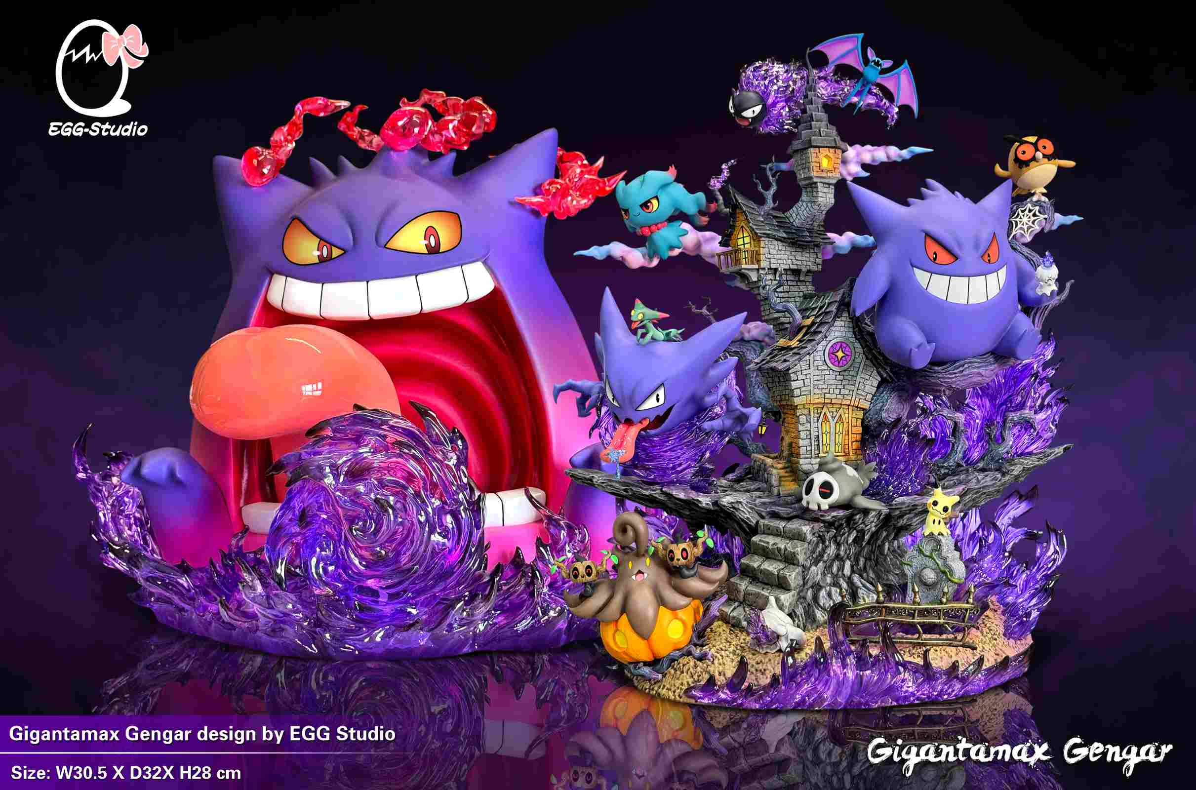 Gigantamax Gengar - Pokemon Resin Statue - EGGS Studios [Pre-Order ...